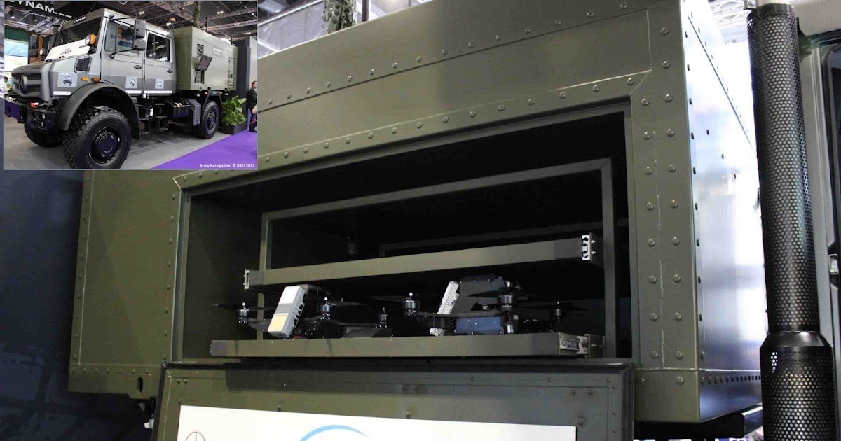 MBDA Showcases Sky Warden C-UAS on Mercedes Unimog at DSEI 2025
