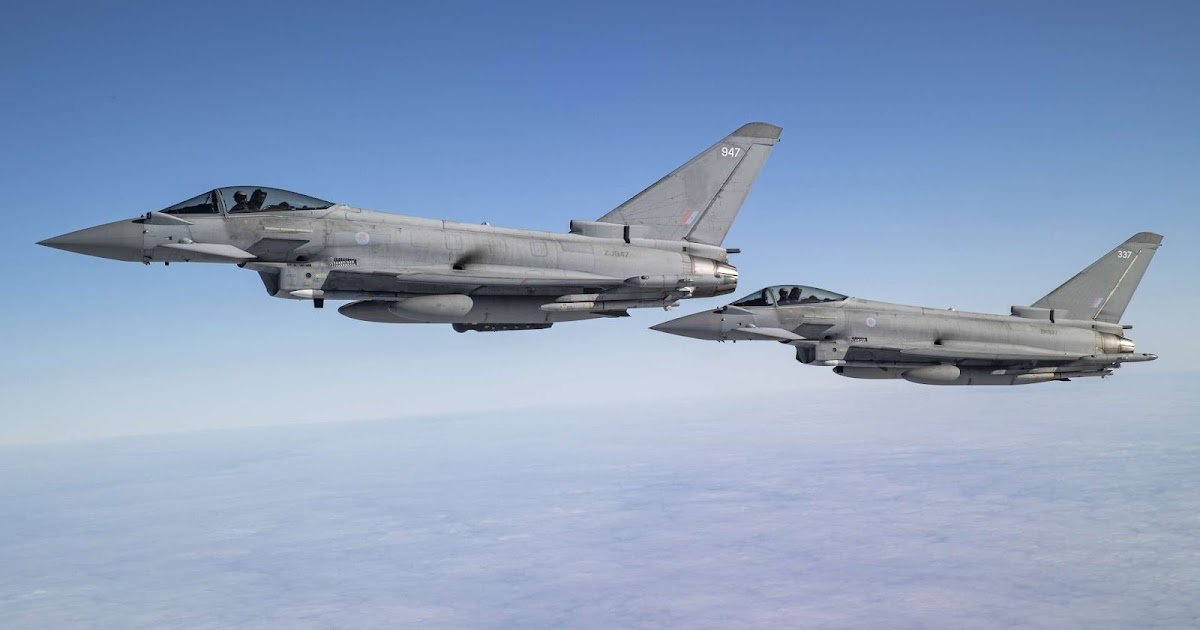 RAF Typhoons Begin NATO Patrols Over Poland in Response to Russian ...