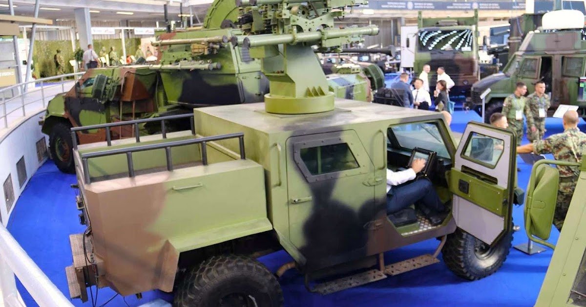Serbia Deploys MTU-4M MANPADS Quad Launcher on Hajduk Vehicle for ...