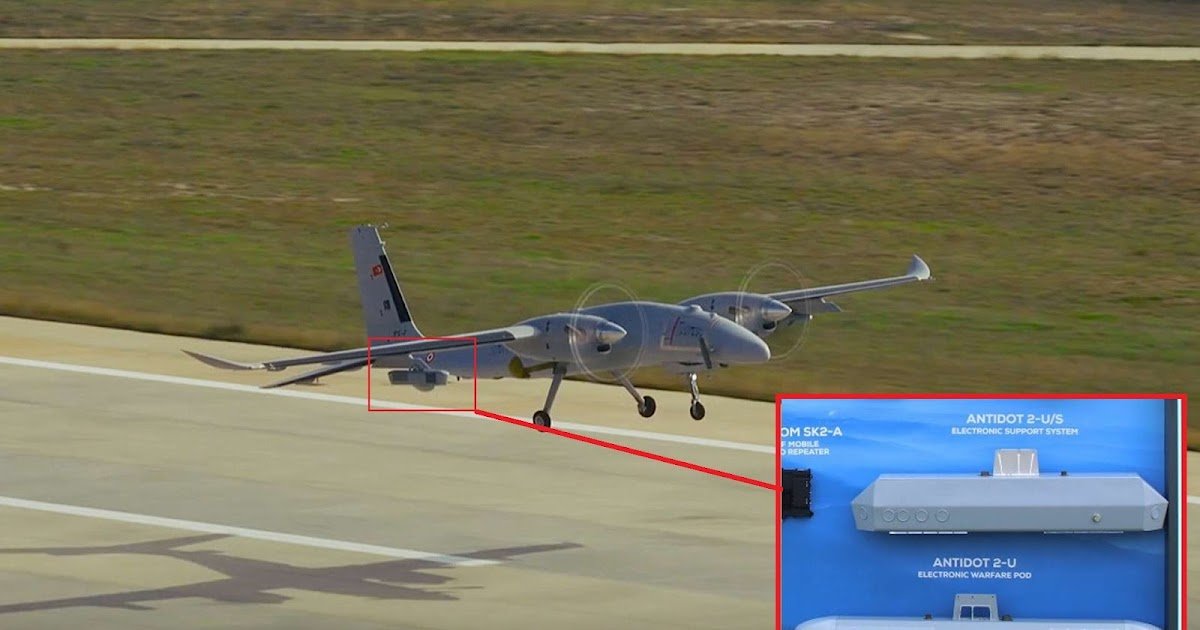 Akinci Drone Gains Electronic Warfare Capability with Aselsan’s EW Pod ...