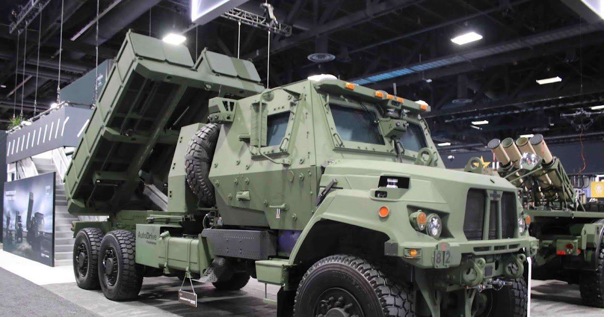 AUSA 2025: Oshkosh Reveals M-MAV MLRS Launcher with Autonomous Strike ...